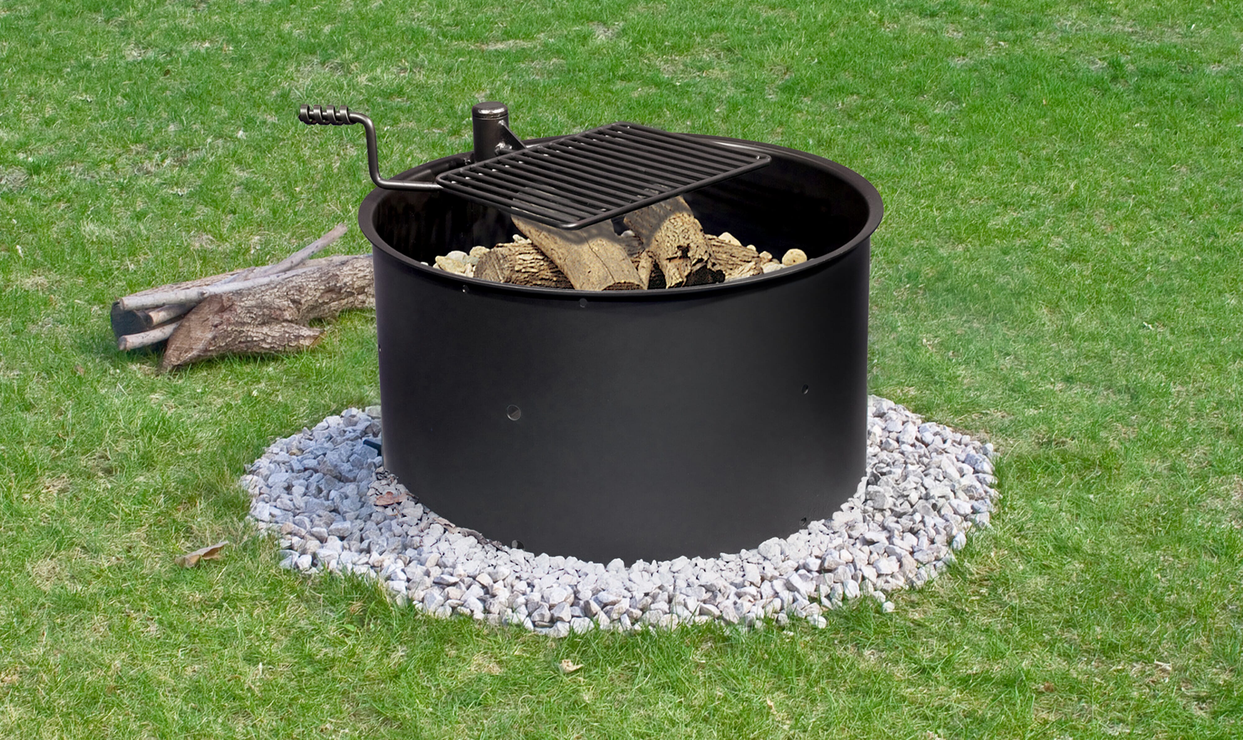18" High ADA Fire Ring 05RP3018 - ADA Fire Ring - Barco Products