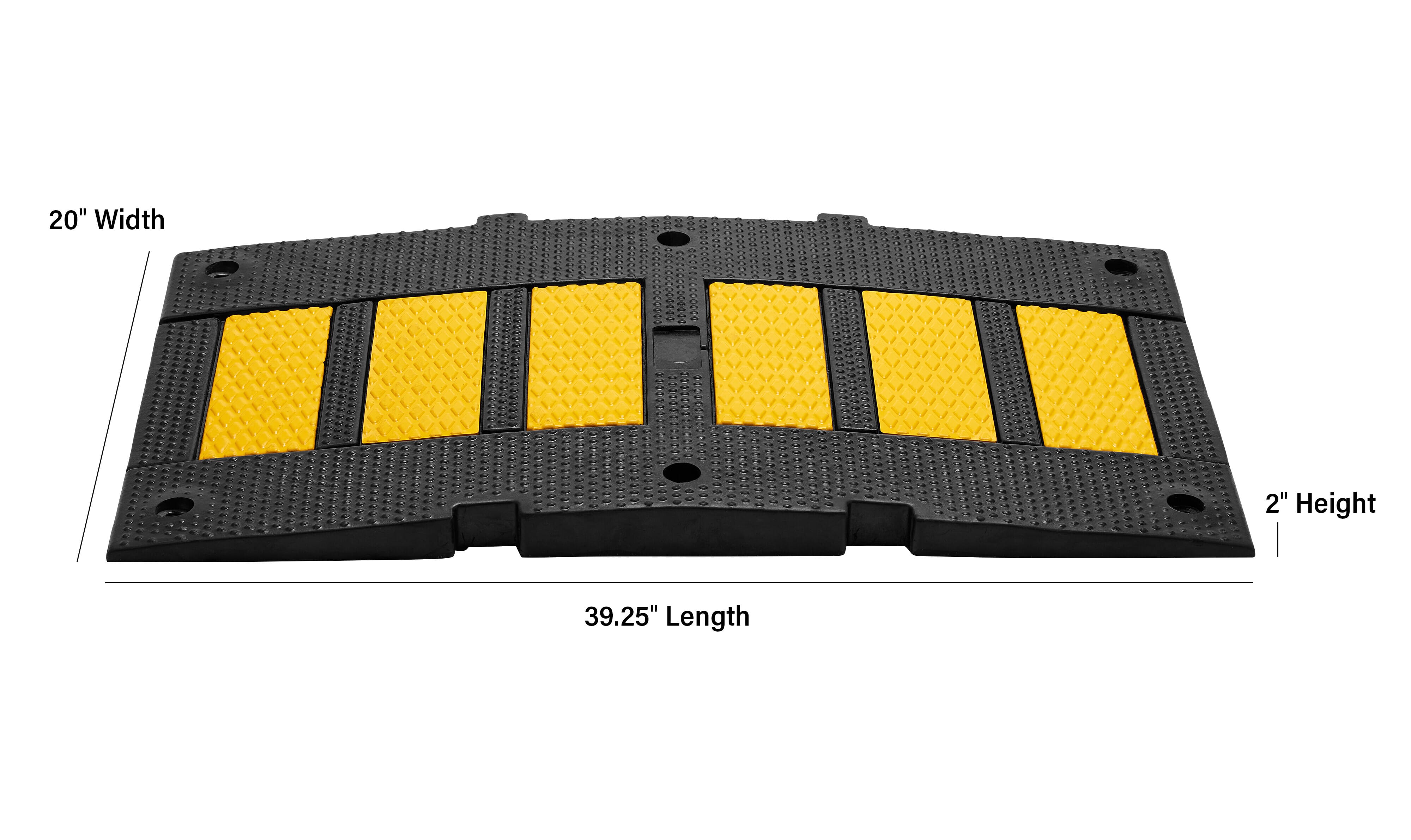 Standard Speed Hump Section 06JB1282 - Recycled Rubber Standard Speed ...
