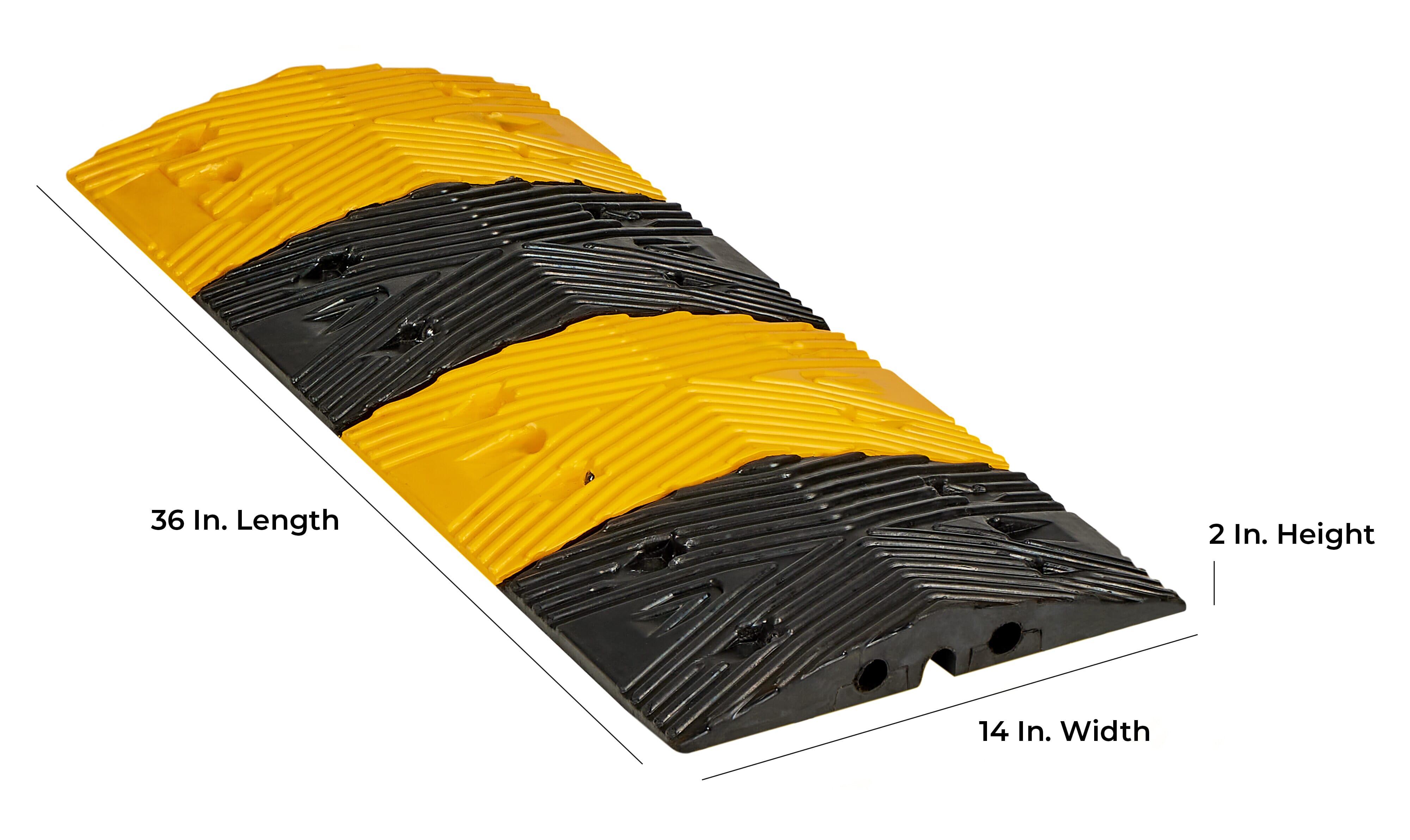 Premium Rubber Speed Bump Sections SB-20 - - Barco Products