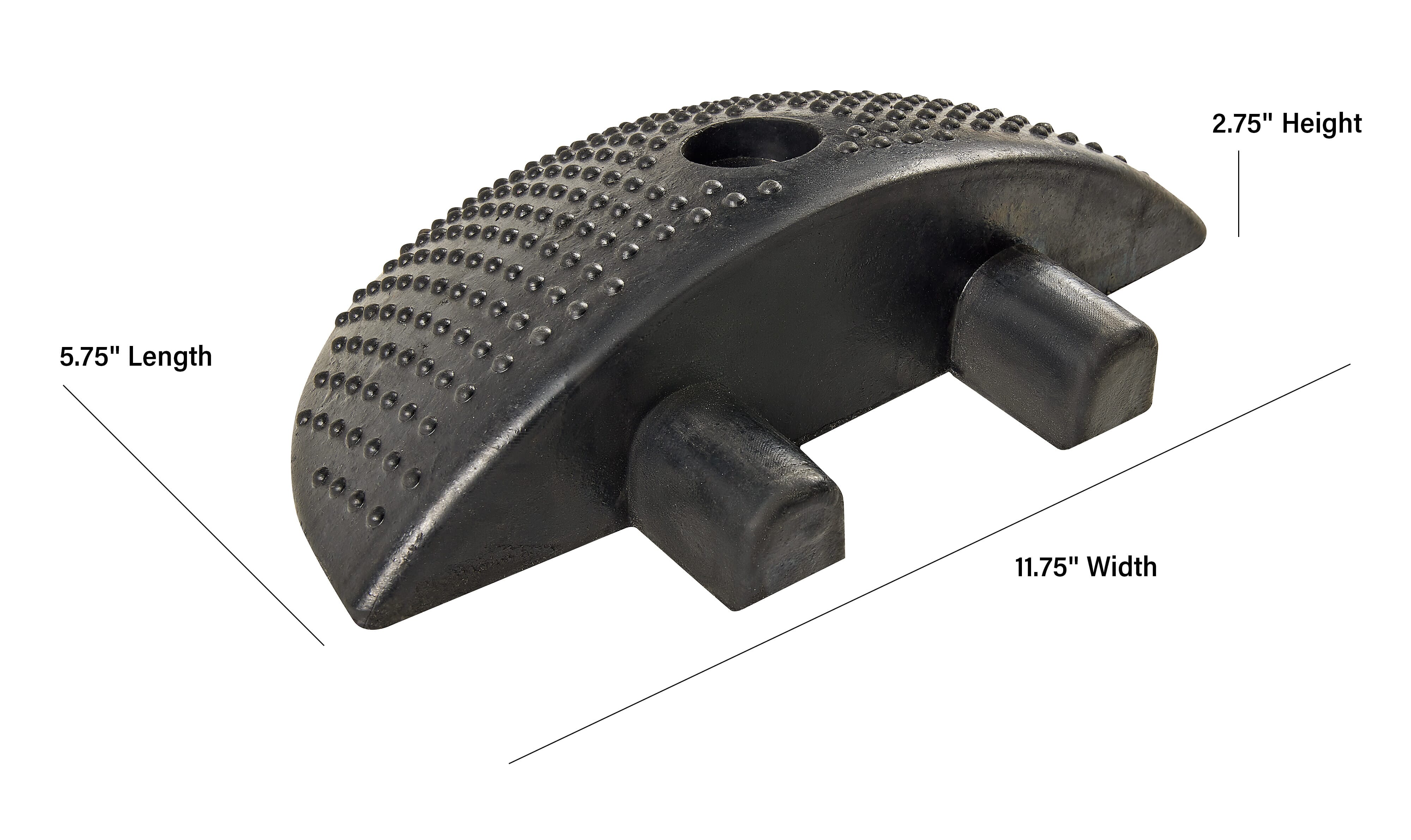 End Cap - Safety Striped Big Bump 06JB1503 - Recycled Rubber End Cap ...