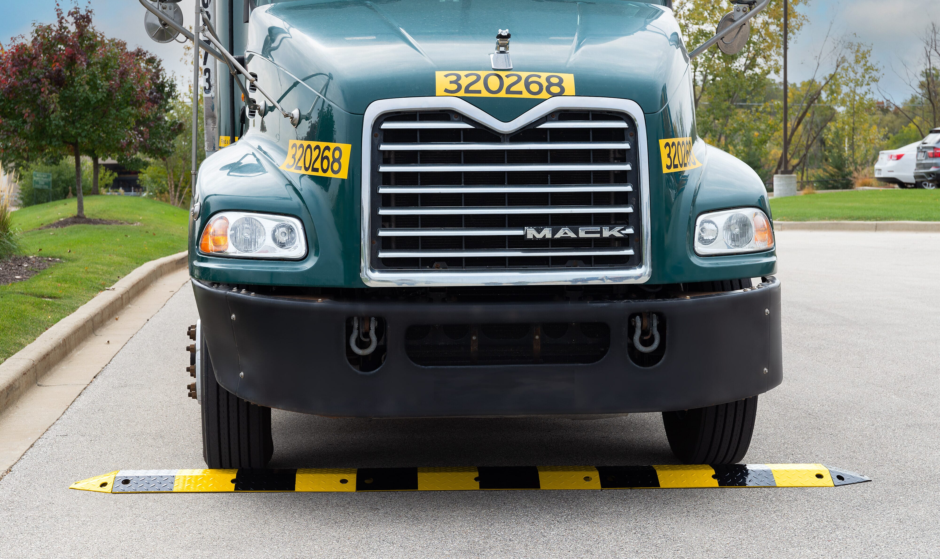 Heavy-Duty Metal Speed Bump Kits - - Park It Bike Racks by TreeTop Products