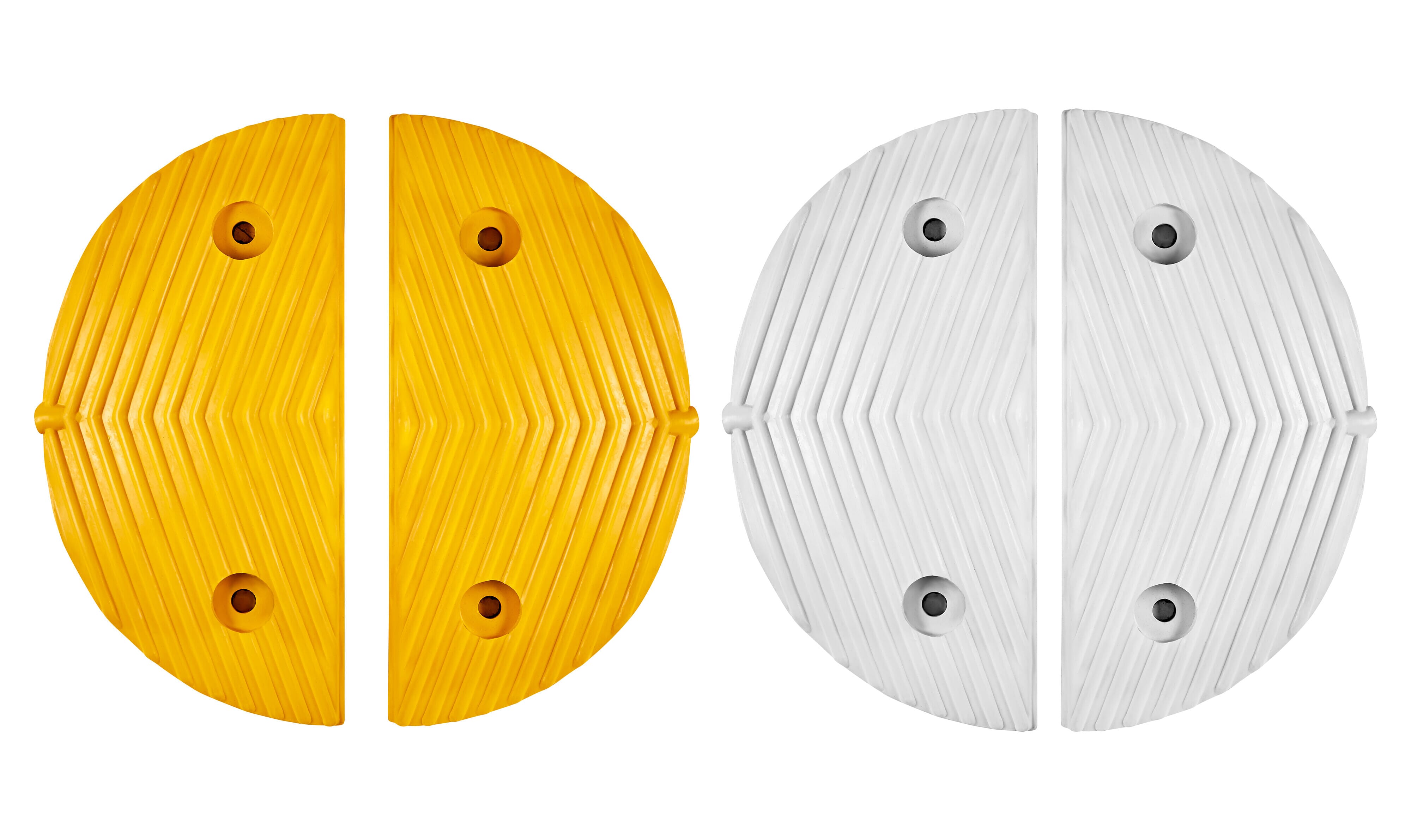 End Caps for Premium Rubber Speed Bumps SB-26 - - Barco Products Canada