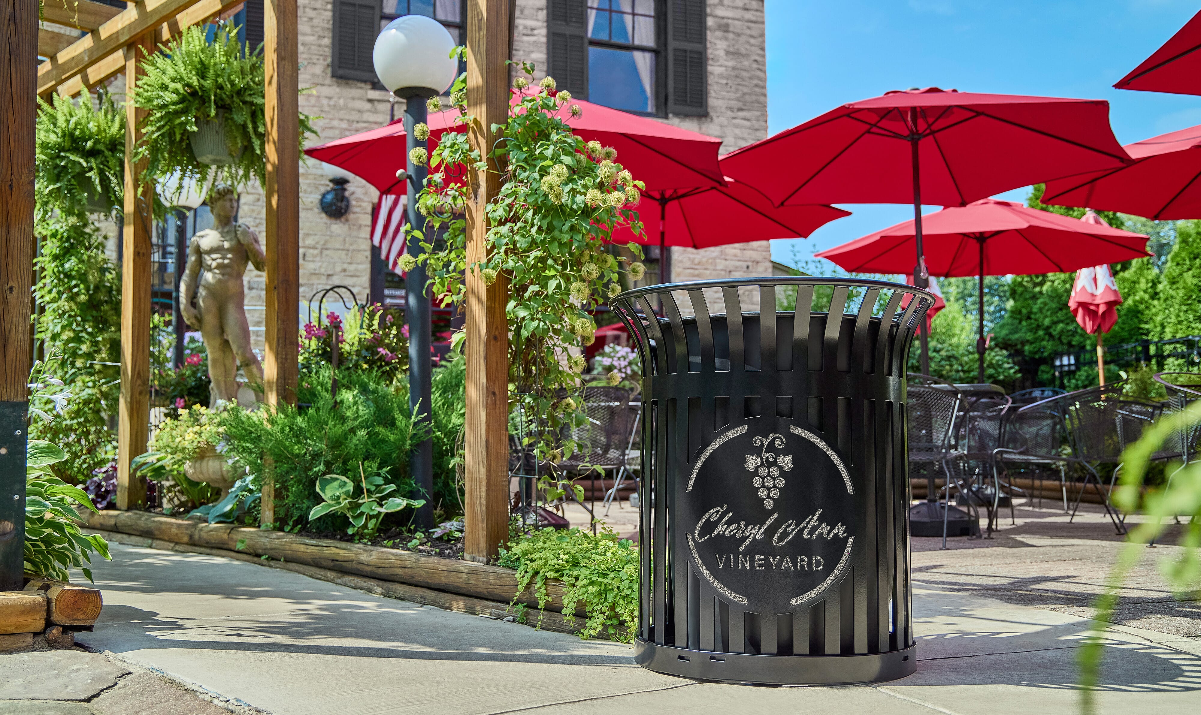 Personalized Cassidy™ Receptacles WR-115 - - Barco Products