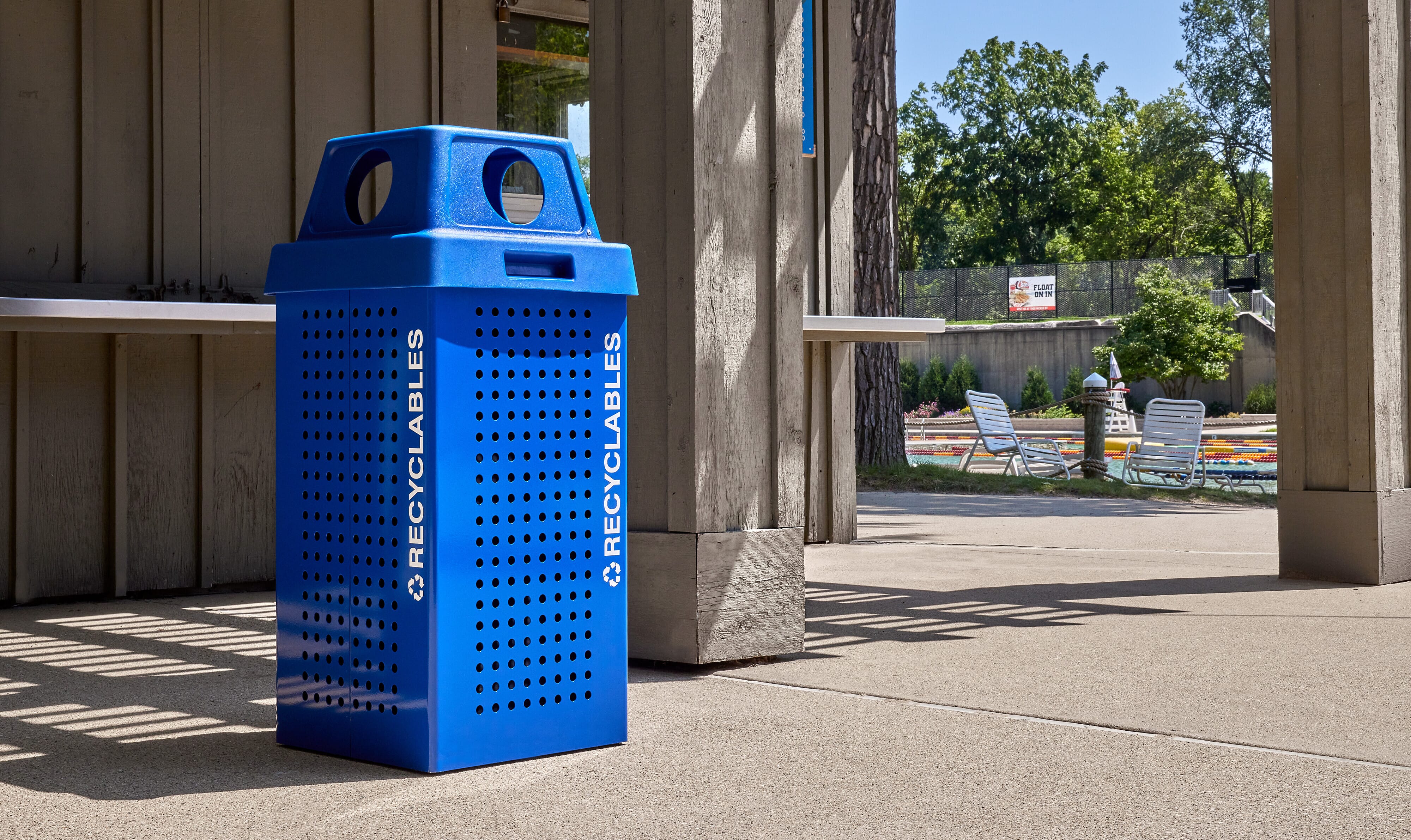 Brightstream Outdoor 36 Gallon Recycling Receptacles - - TreeTop Products