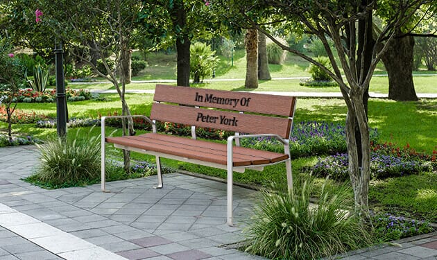 Chelsea Memorial Benches BN-178 - - Barco Products Canada