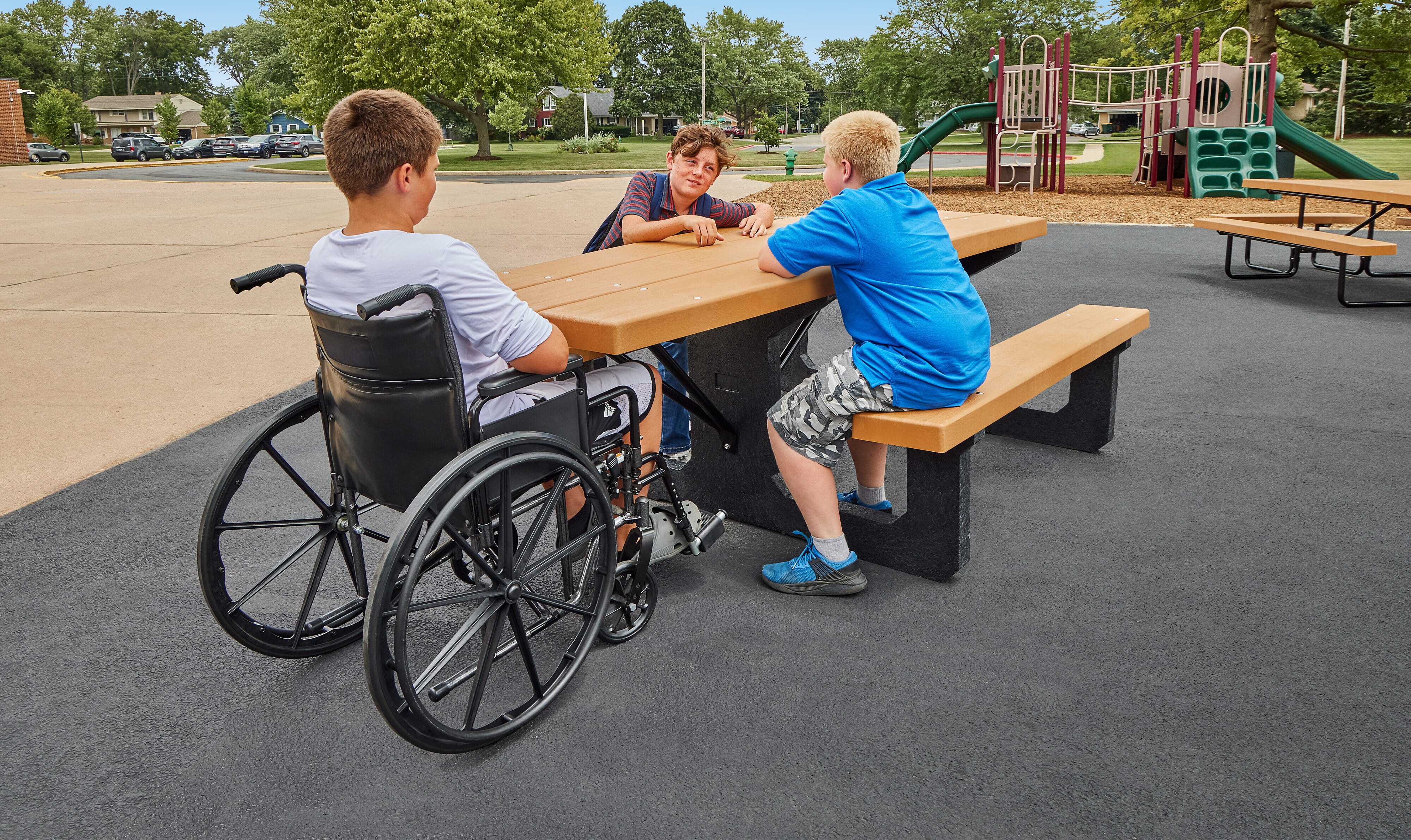 BarcoBoard™ Walk-Thru Wheelchair Accessible Table PT-13 - - Barco Products