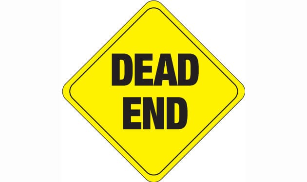 Dead End Warning Sign - - TreeTop Products