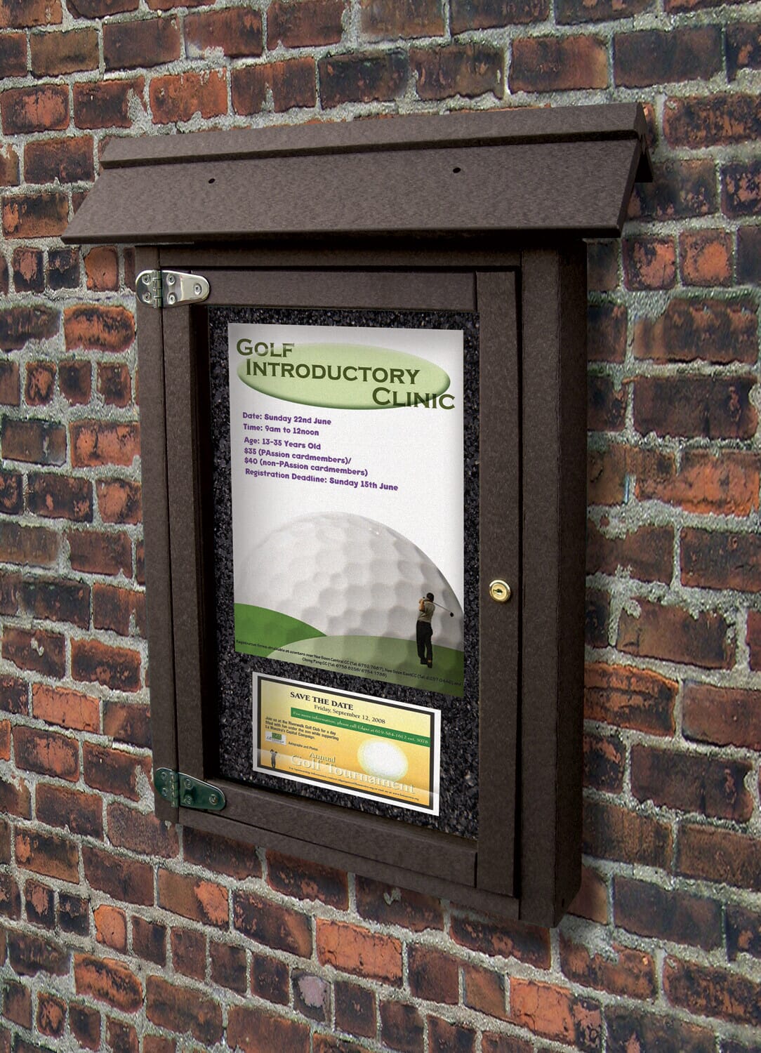 Small Vertical Wall Mounted Message Boards - - TreeTop Products