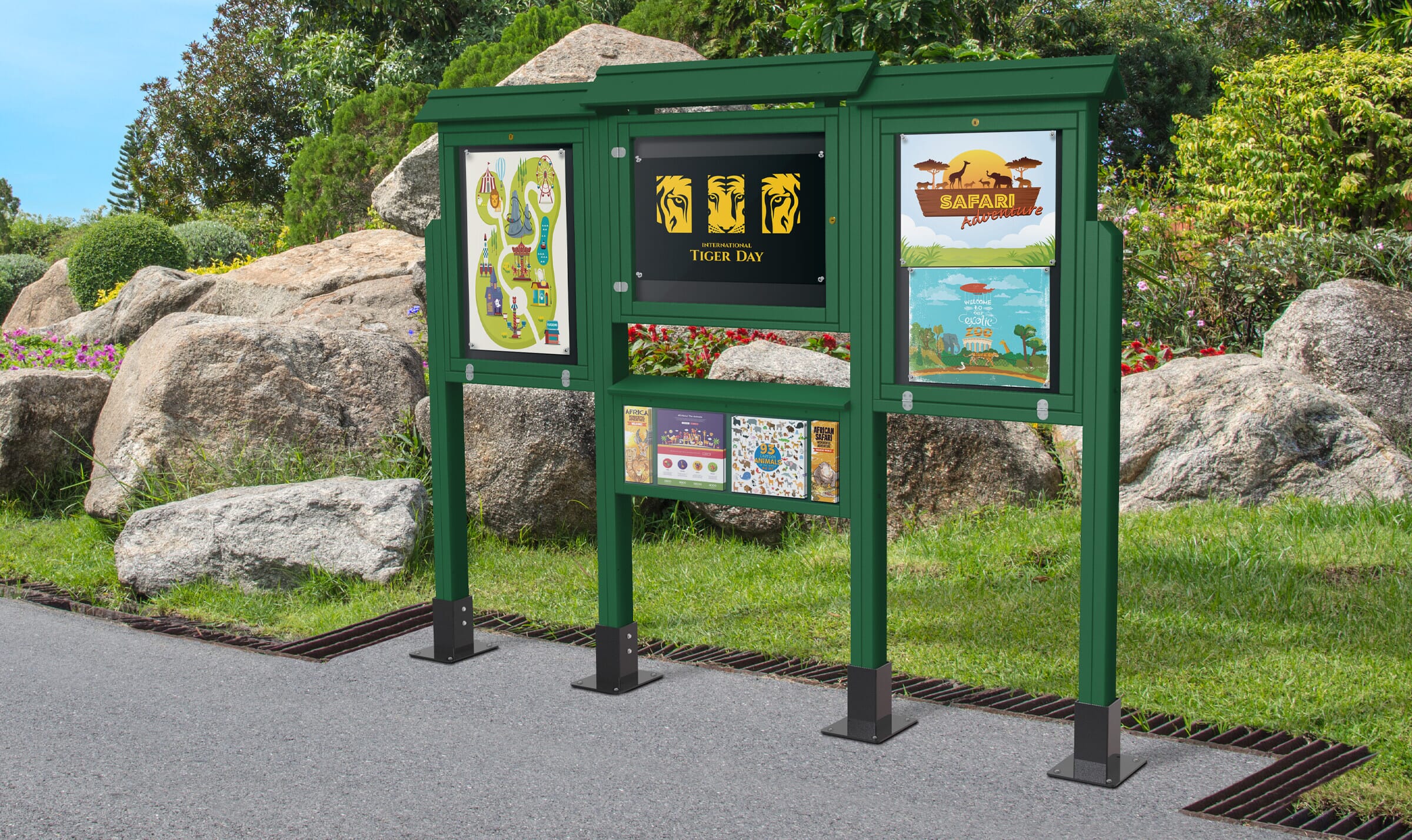 Medium 3-In-Line Message Centers MC-67 - - Barco Products