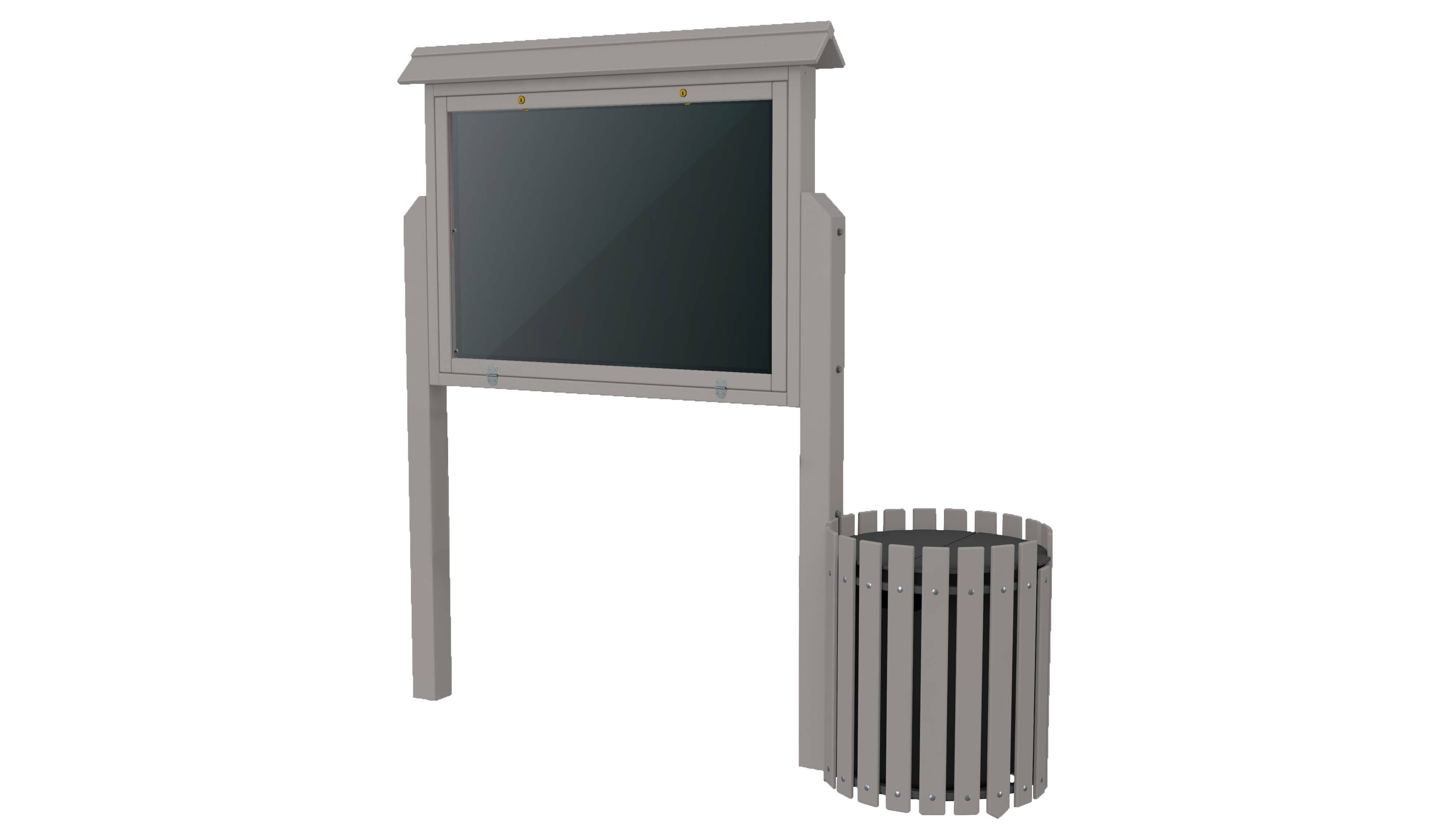 Message Center Trash Can WR-111 - - Barco Products