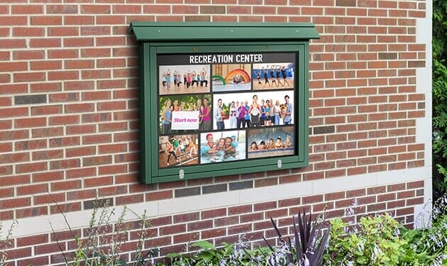 Large Wall Mounted Horizontal Message Boards - - TreeTop Products