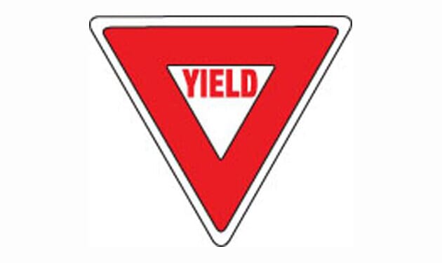 Yield - Triangle Sign RW950 - - Barco Products Canada