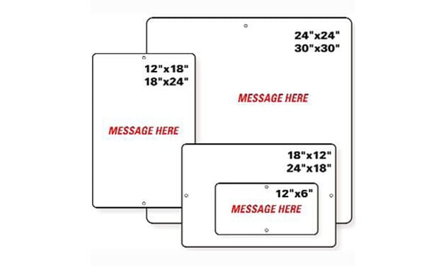 Custom Steel Signs SGN - - Barco Products