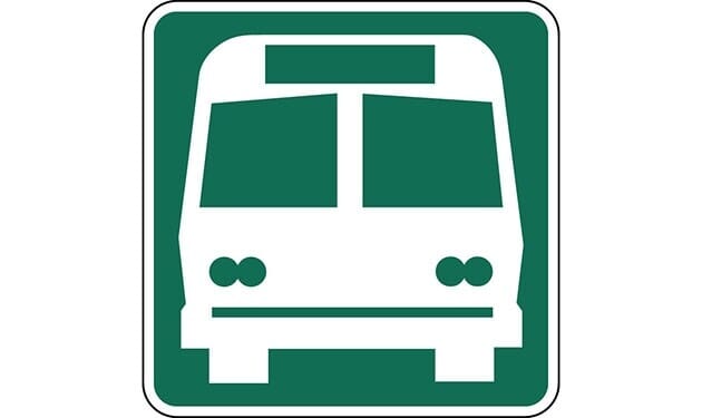 Bus Station Symbol Sign - - TreeTop Products
