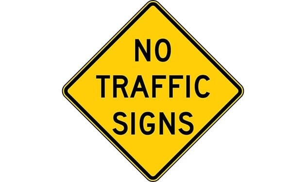 No Traffic Signs Sign SIGN-309 - - Barco Products