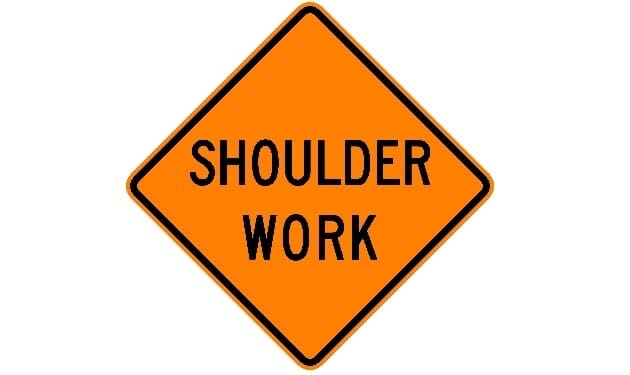 Shoulder Work Construction Sign KSIGN-433 - - KirbyBuilt Products