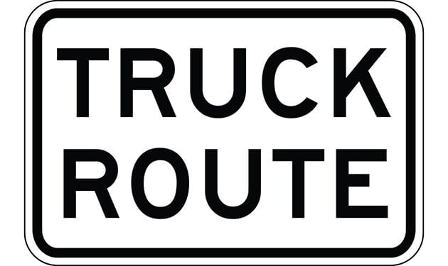 Truck Route Sign SIGN-498 - - Barco Products