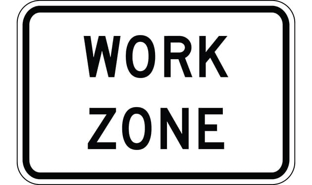 Work Zone Construction Sign - - TreeTop Products