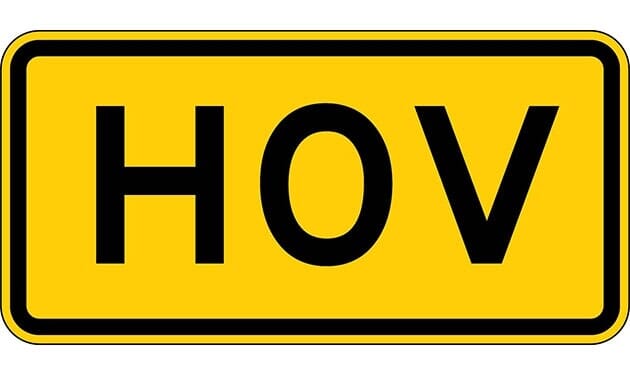 HOV Sign SIGN-195 - - Barco Products