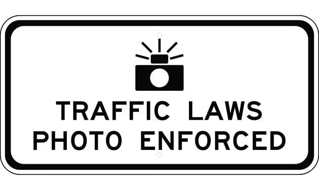 Traffic Laws Photo Enforced Sign KSIGN-488 - - KirbyBuilt Products