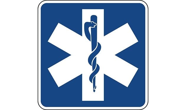 Emergency Medical Services Symbol Sign - - TreeTop Products
