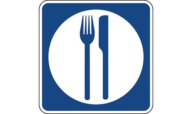 Food Symbol Information Sign SIGN-173 - - Barco Products Canada