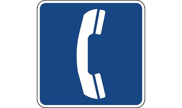 Telephone Symbol Information Sign - - TreeTop Products